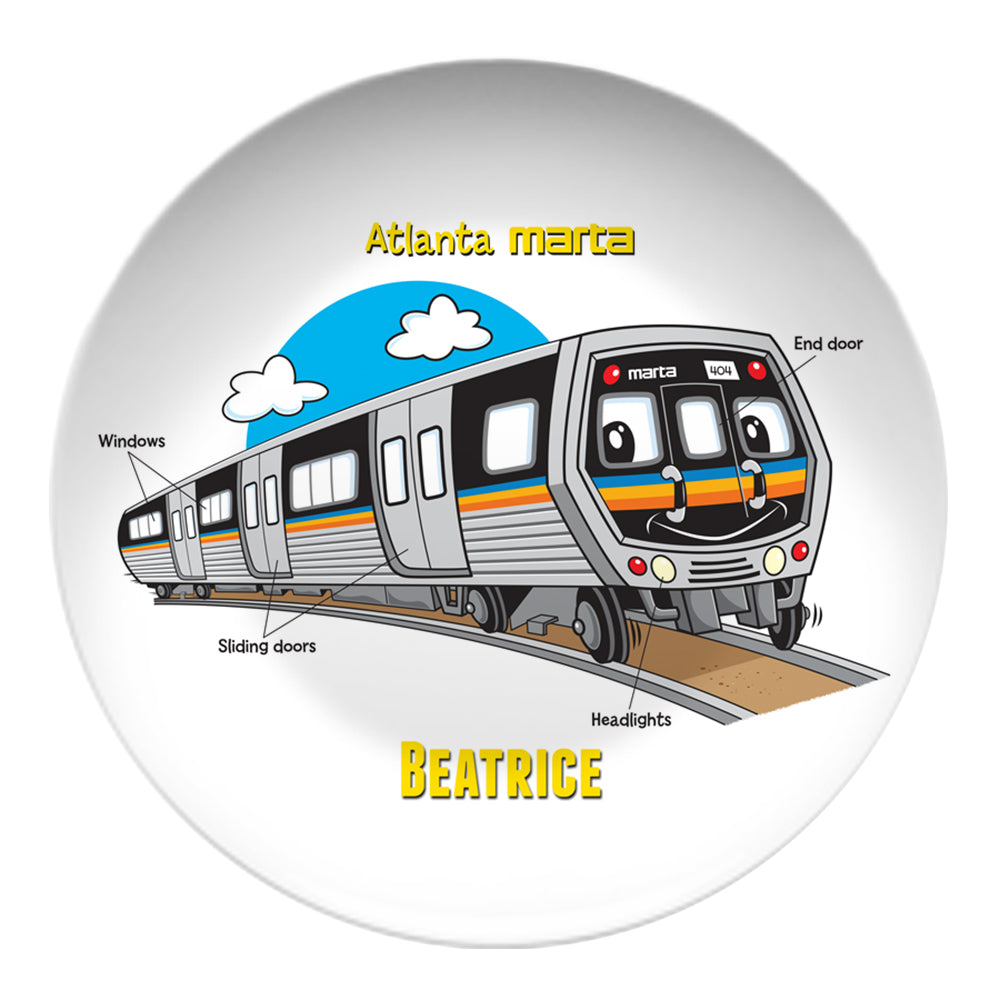 MARTA Train Parts Personalized Plate – ItsMARTAMerch