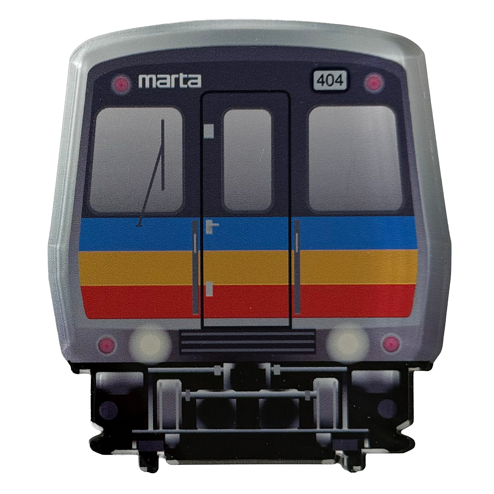 MARTA Railcar Acrylic Magnet – ItsMARTAMerch